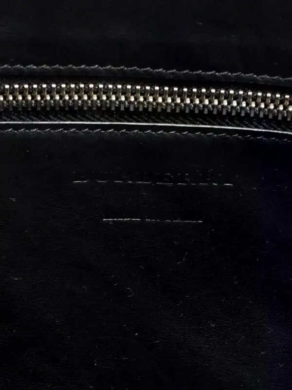 Burberry Zip-detail Leather Duffel Bag
