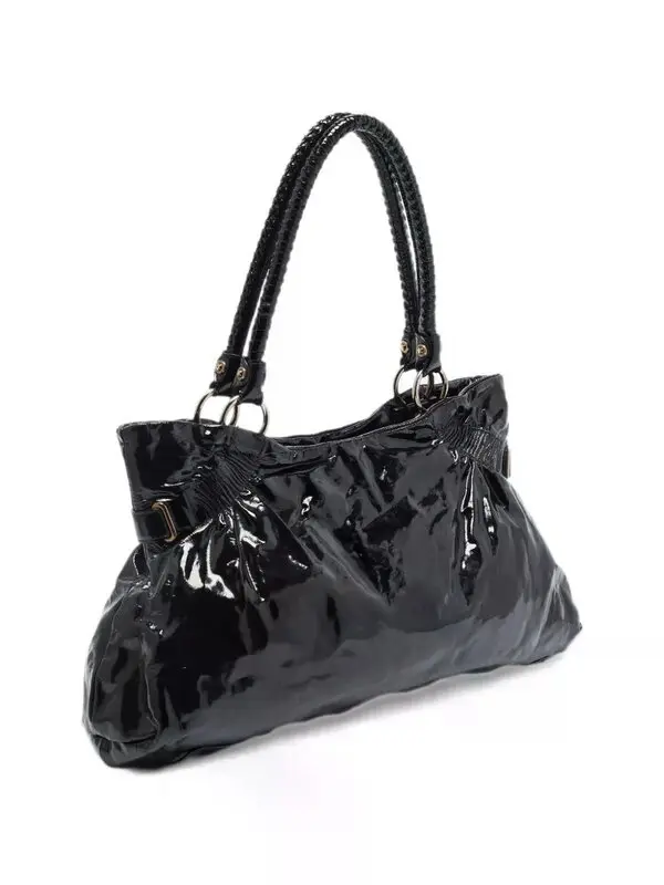 FERRAGAMO Ava Ruched Tote Bag