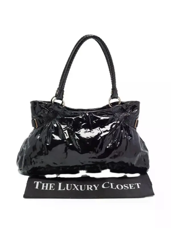 FERRAGAMO Ava Ruched Tote Bag