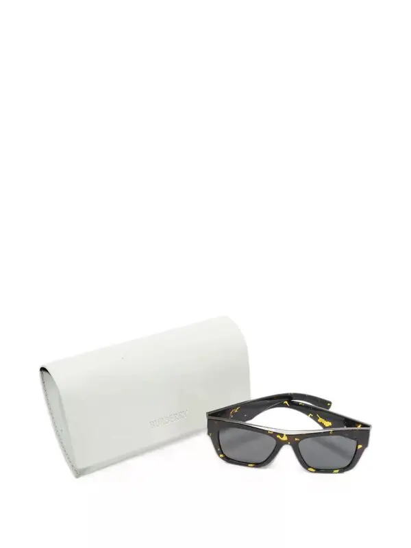 Burberry Heritage Square-frame Sunglasses - Brown