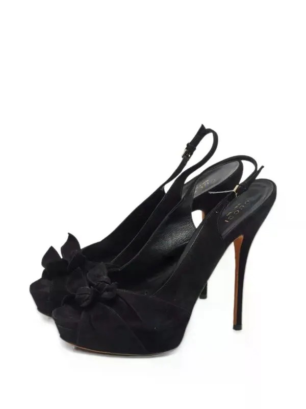 Gucci Bow Slingback Pumps