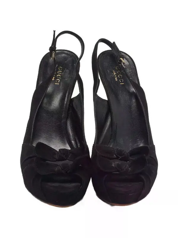 Gucci Bow Slingback Pumps