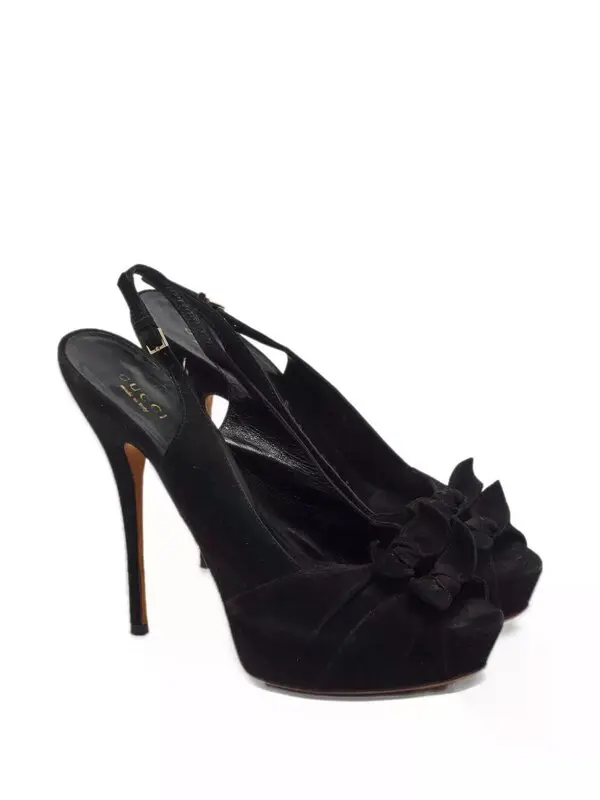 Gucci Bow Slingback Pumps