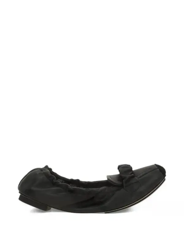 Yohji Yamamoto X Repetto Ruched Ballet Flats