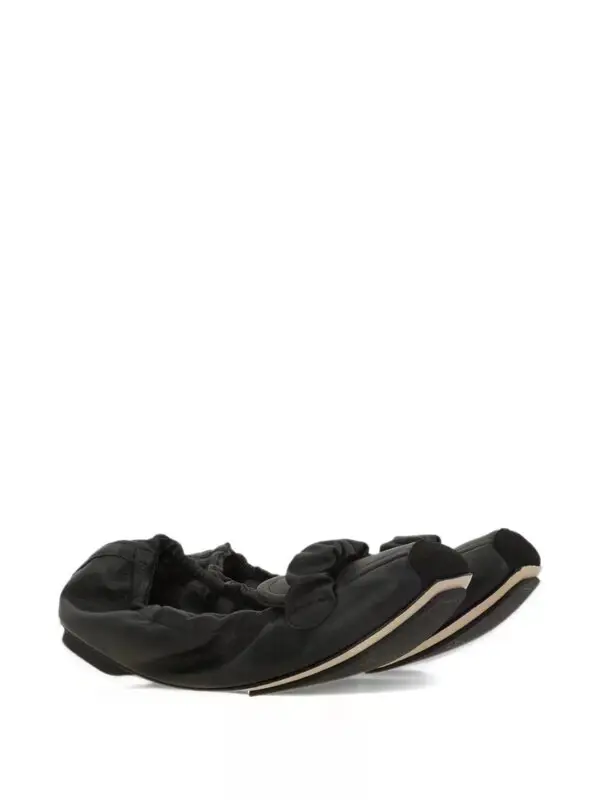 Yohji Yamamoto X Repetto Ruched Ballet Flats