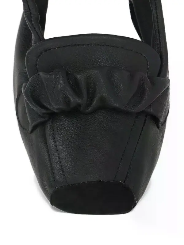 Yohji Yamamoto X Repetto Ruched Ballet Flats