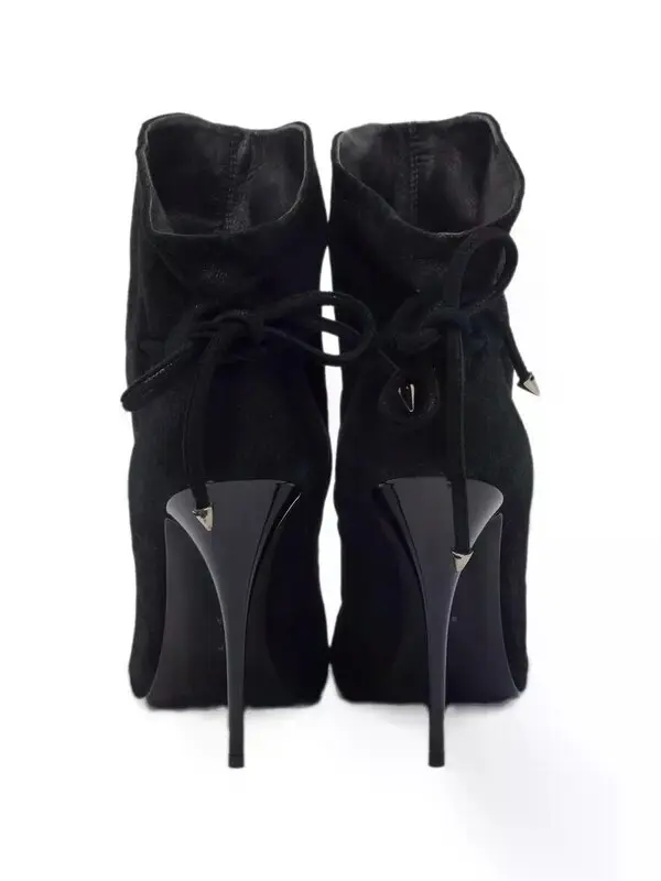 GIUSEPPE ZANOTTI Draped Drawstring Ankle Boots