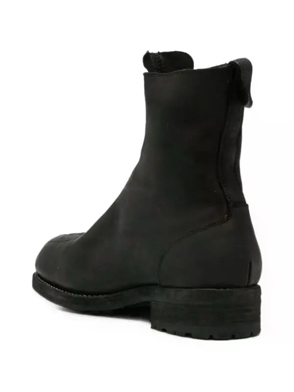 Guidi Front-zip Leather Boots