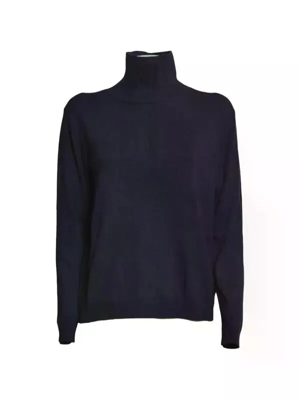 Max Mara Roll-neck Sweater - Blue