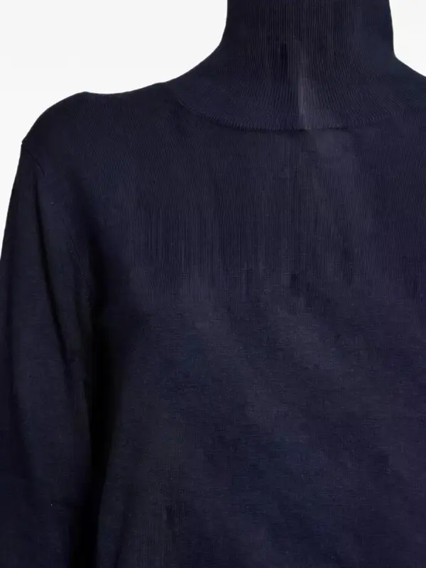 Max Mara Roll-neck Sweater - Blue