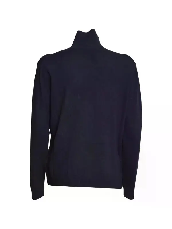 Max Mara Roll-neck Sweater - Blue