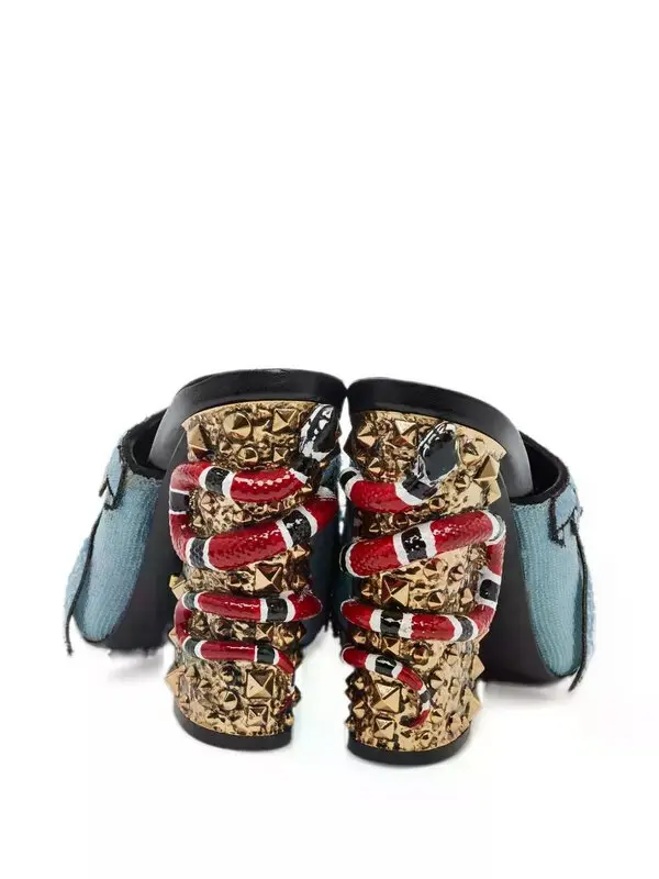 Gucci Webby Sequinned Sandals