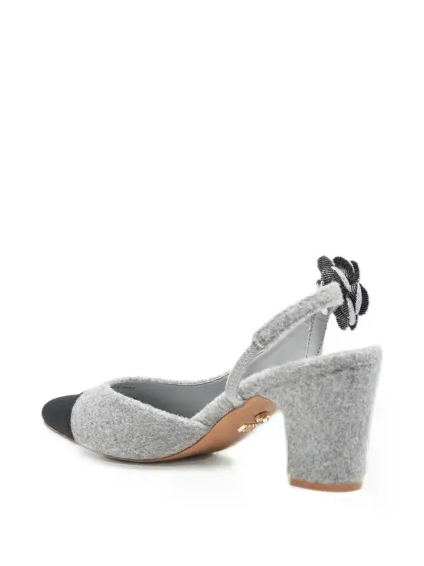 TWENTY FOURHAITCH Kriva Floral-detail Slingback Pumps