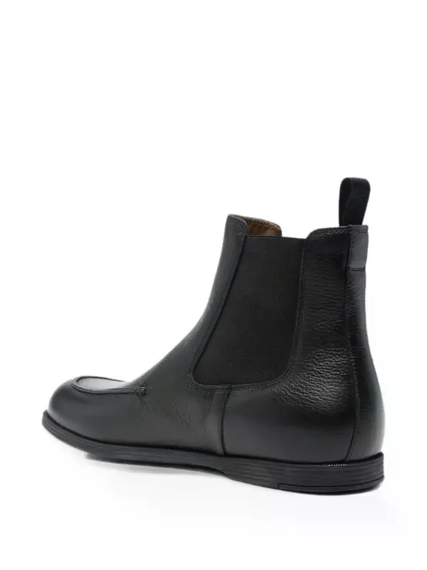 Emporio Armani Leather Chelsea Boots