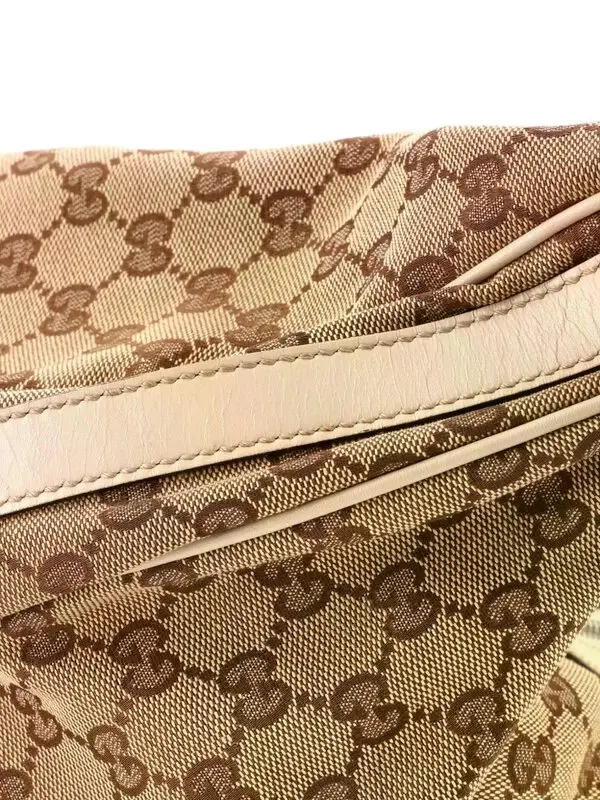 Gucci Twins Gg Canvas Large Hobo Bag