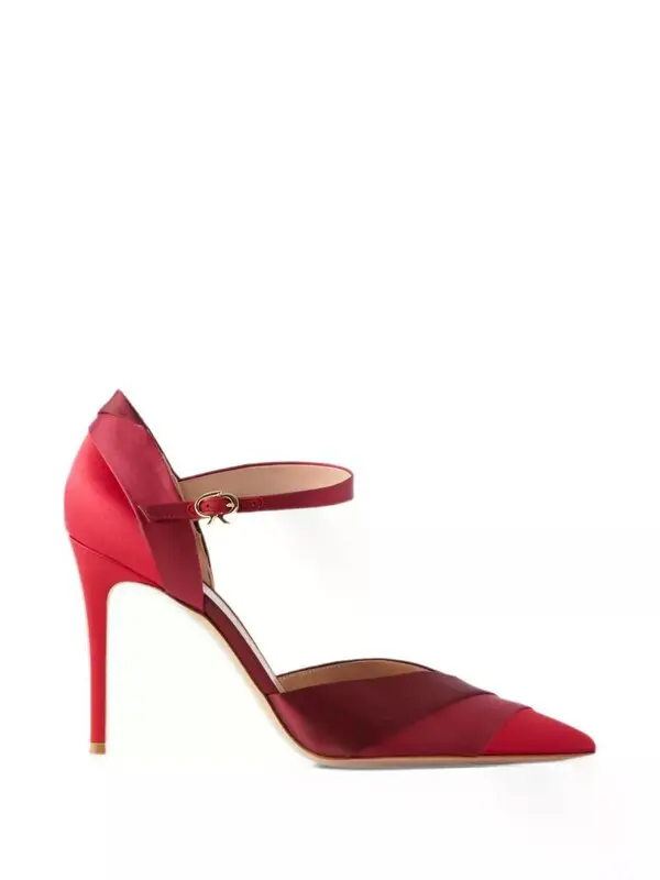 GIANVITO ROSSI Crepe Satin D'orsay Sandals
