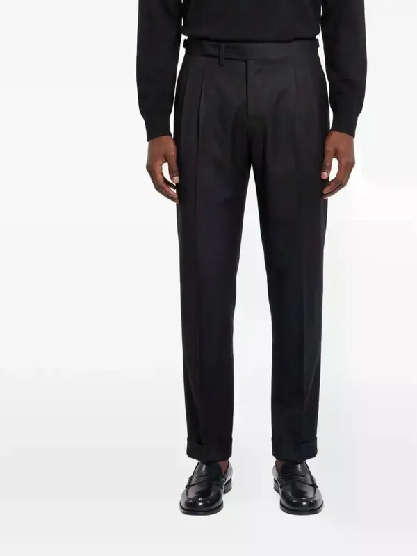 BRIGLIA 1949 Pleated Turn-up Trousers