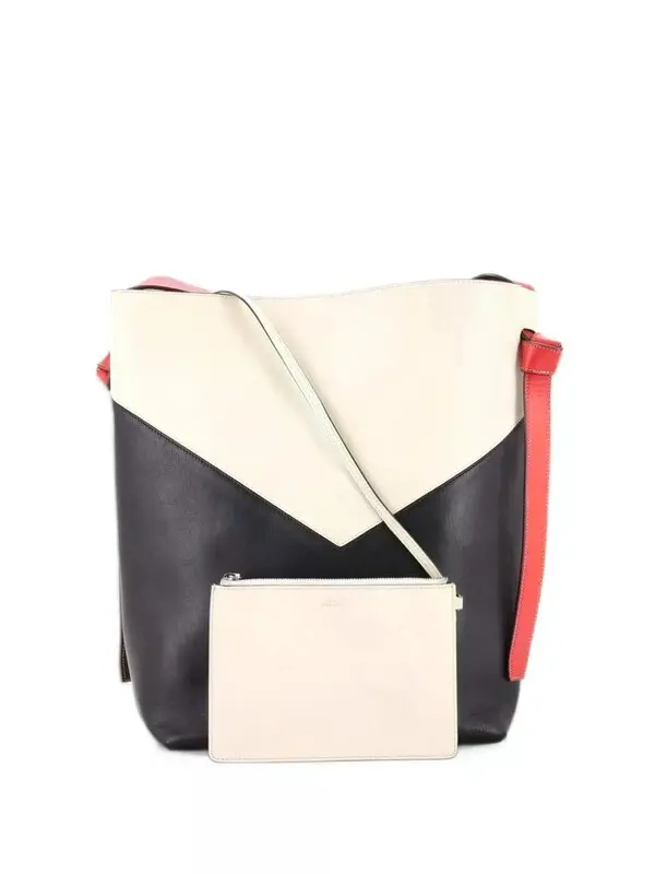 Celine Twisted Cabas Tote Calfskin Small Hobo Bag