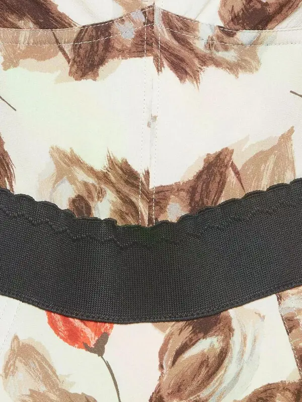 Dolce & Gabbana Floral-print Crepe Bodysuit