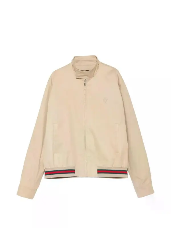 Gucci Web-stripe Cotton-twill Jacket