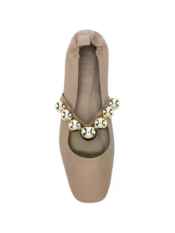 SOULIERS MARTINEZ Flamenca Bead-embellished Ballet Flats