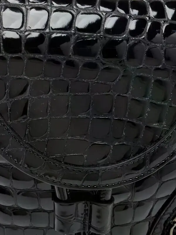CHRISTIAN LOUBOUTIN Explorafunk Crocodile-embossed Backpack
