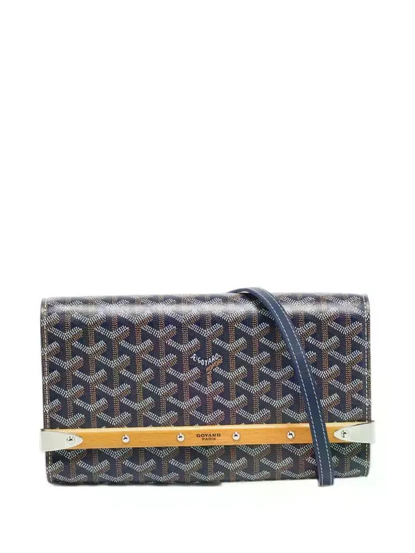 Goyard 2024 Pm Monte Carlo Goyardine Clutch Bag - Blue
