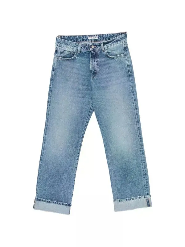 ICON DENIM LOS ANGELES Faded Turn-up Jeans