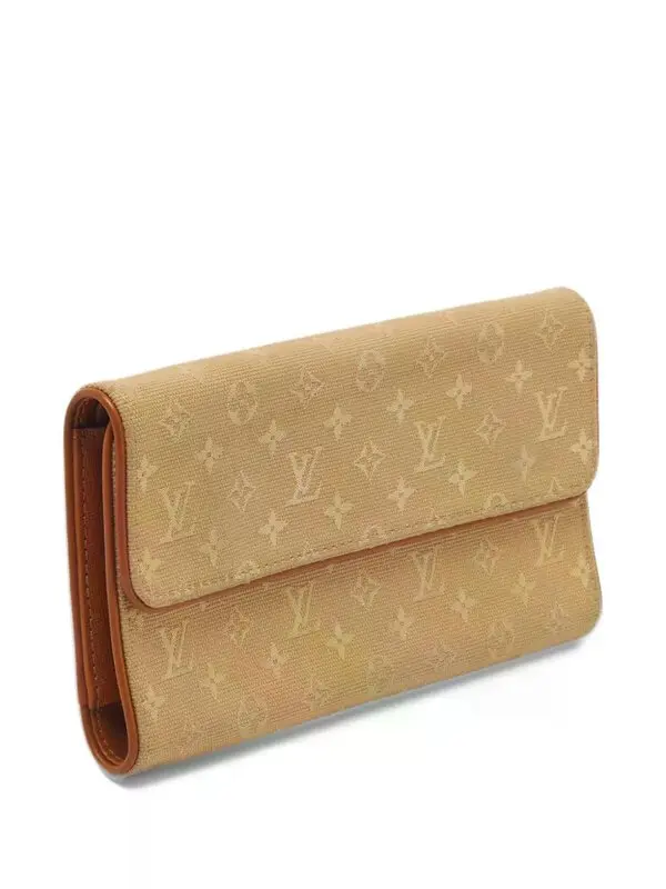 LOUIS VUITTON 2005 Mini Monogram Lin Porte Tresor Wallet