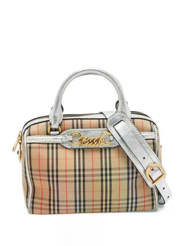 Burberry 1983 Knight Check Tote Bag