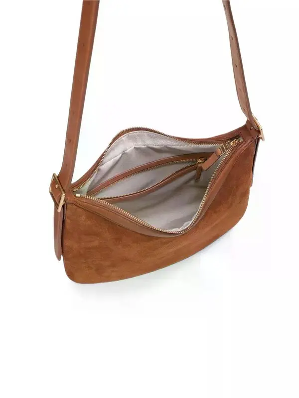 Shinola Medium Bixby Suede Crossbody Bag