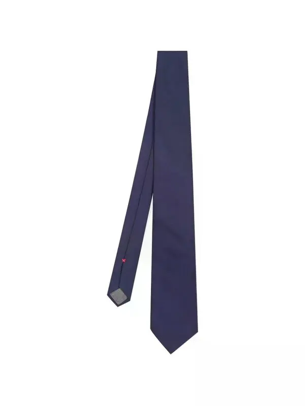 Brunello Cucinelli Textured Silk Tie - Blue