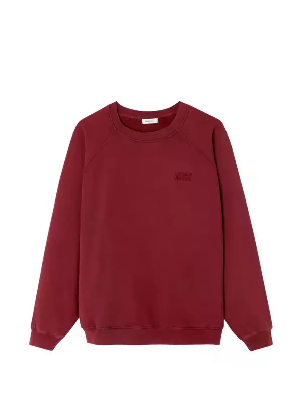 American Vintage Logo-print Raglan-sleeve Sweatshirt