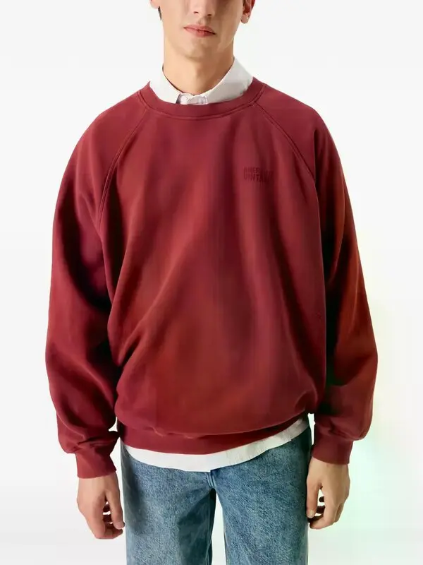 American Vintage Logo-print Raglan-sleeve Sweatshirt