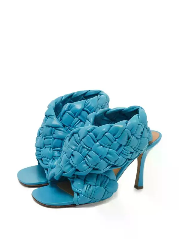 Bottega Veneta The Bold Intrecciato Leather Sandals