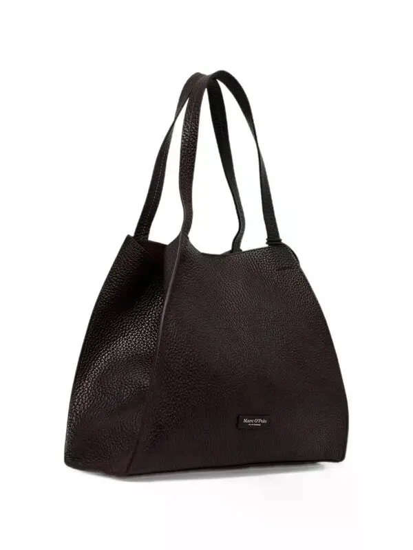 Marc O'polo Biana Pebbled Leather Handbag - Red