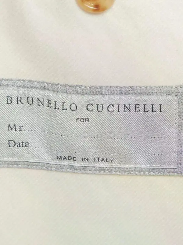 Brunello Cucinelli Single-breasted Notch-lapel Blazer - White