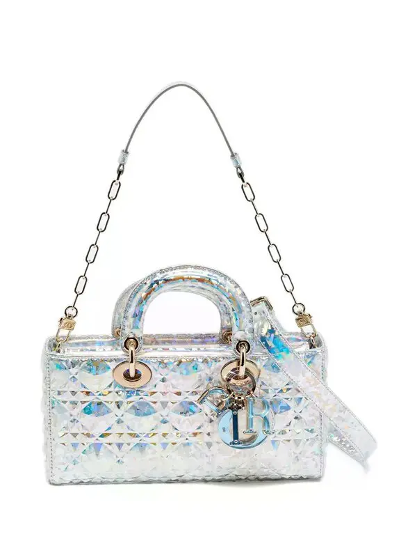 Dior 2022 Lady D-joy Diamond Cannage Tote Bag
