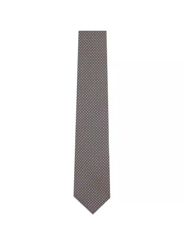 Corneliani Geometric-pattern Tie - Blue