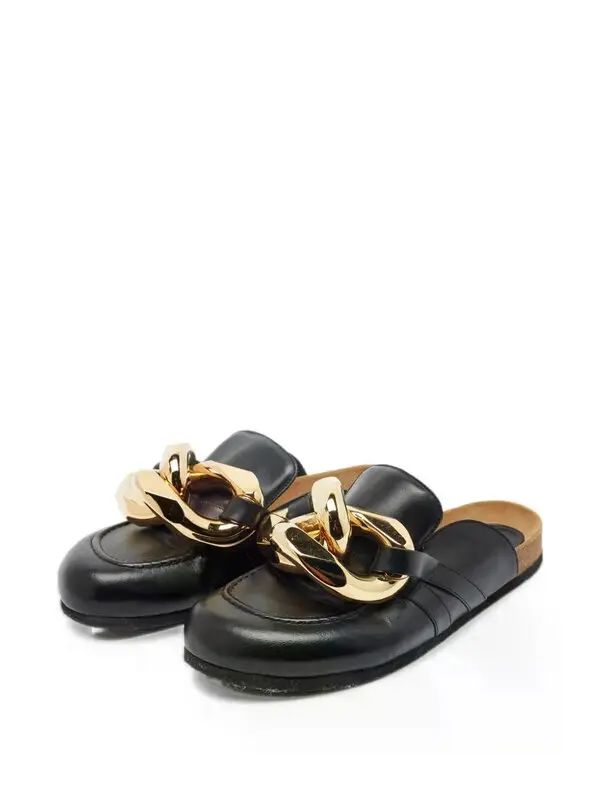 JW Anderson Curb Chain Leather Mules