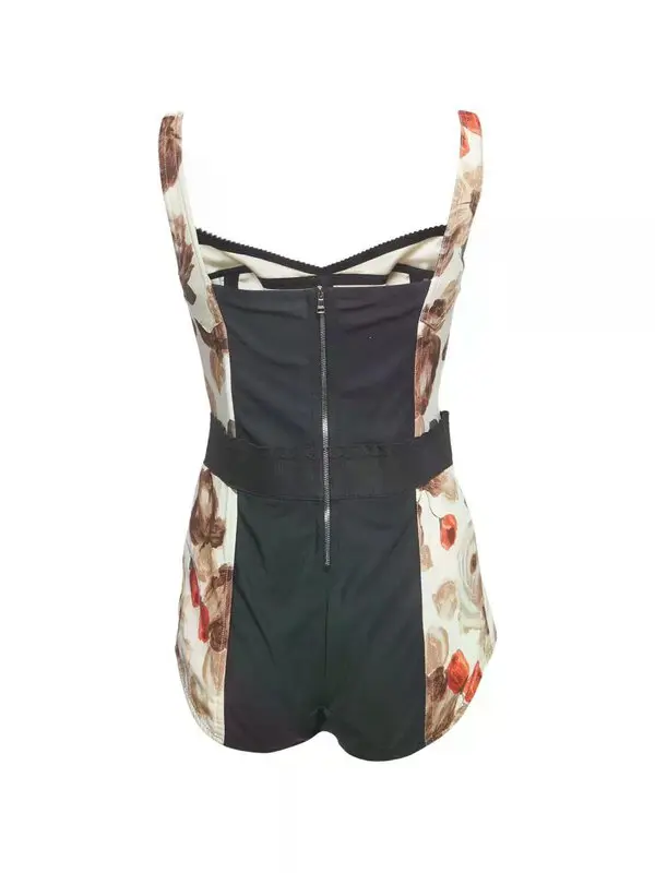 Dolce & Gabbana Floral-print Bodysuit