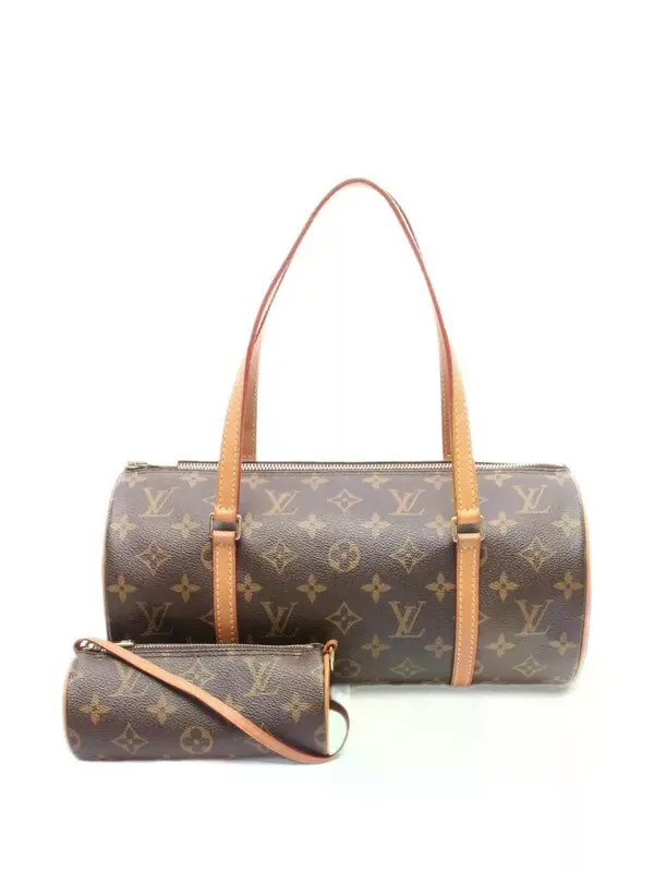 LOUIS VUITTON 2004 30 Papillon Monogram Canvas Tote Bag - Brown