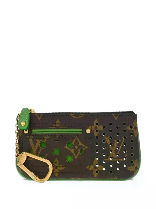 LOUIS VUITTON 2006 Perfo Pochette Cles Monogram Canvas Coin Purse