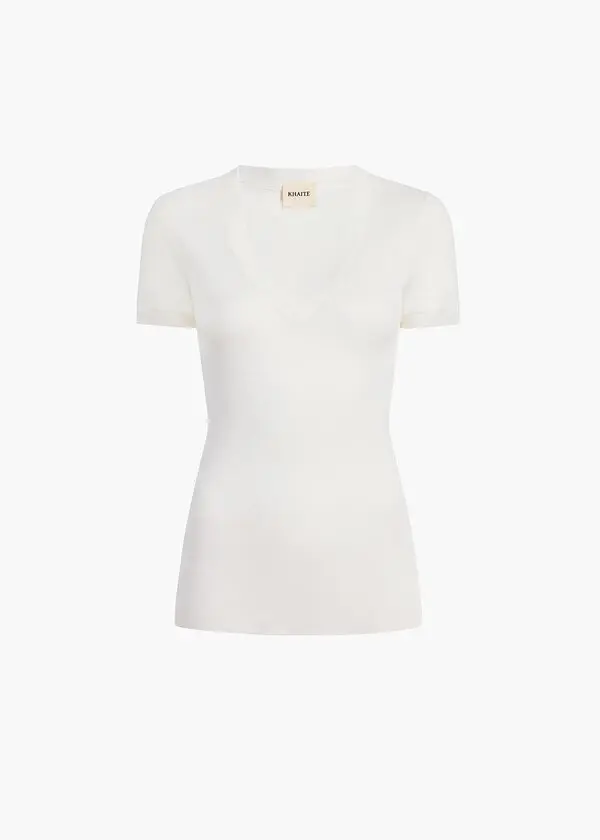 Khaite Berry Top - Chalk