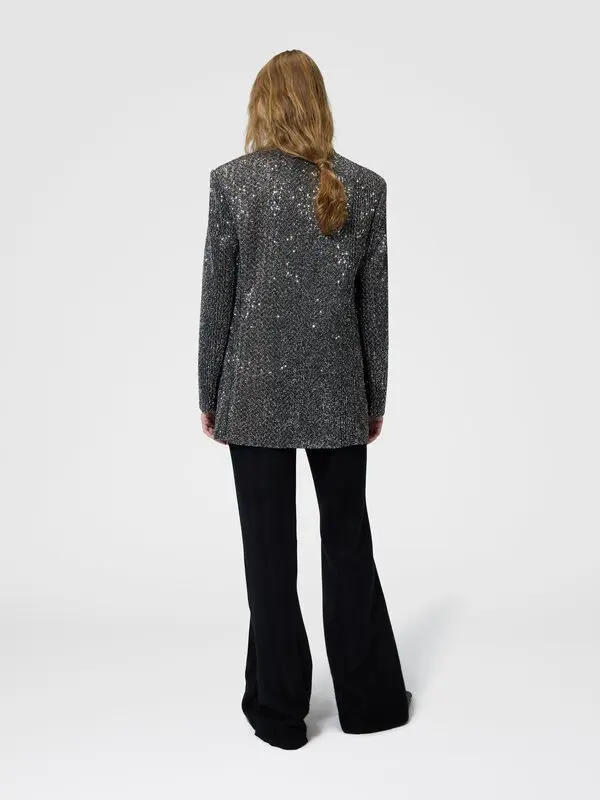 Missoni Jacket With Lapels In Lamé Viscose Blend