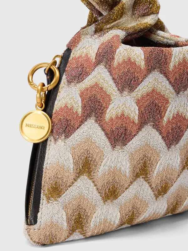Missoni Handbag In Lamé Viscose