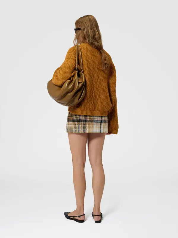 Missoni Pure Wool Mini Skirt With Textured Workmanship