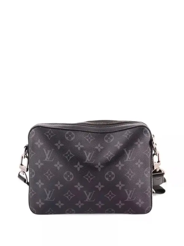 LOUIS VUITTON Trio Messenger Bag Reverse Monogram Eclipse Canvas Crossbody Bag