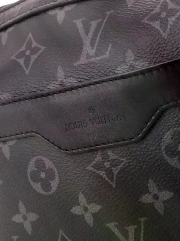 LOUIS VUITTON Trio Messenger Bag Reverse Monogram Eclipse Canvas Crossbody Bag