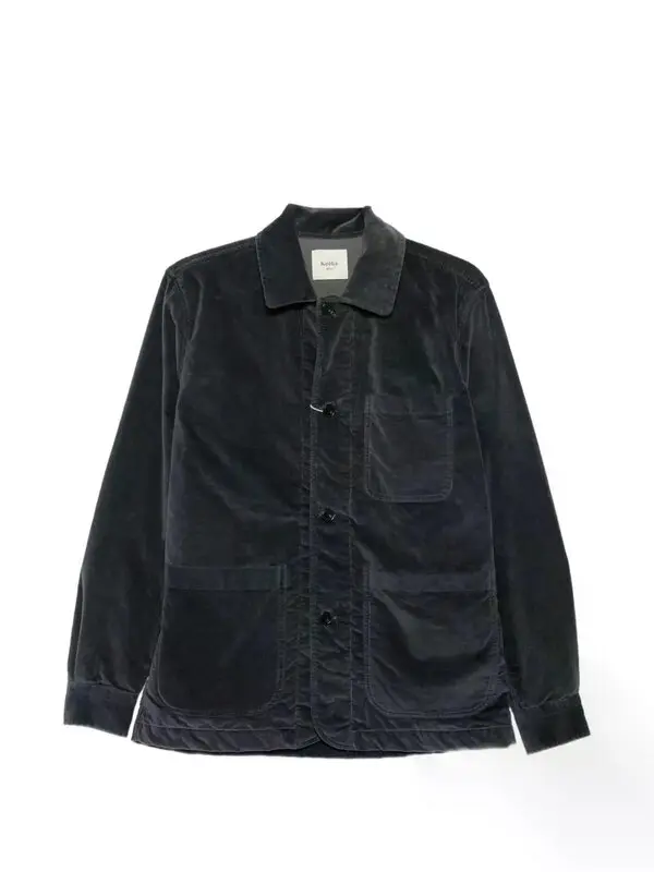 KOIKE BARCELONA Corduroy-velvet Button-up Jacket